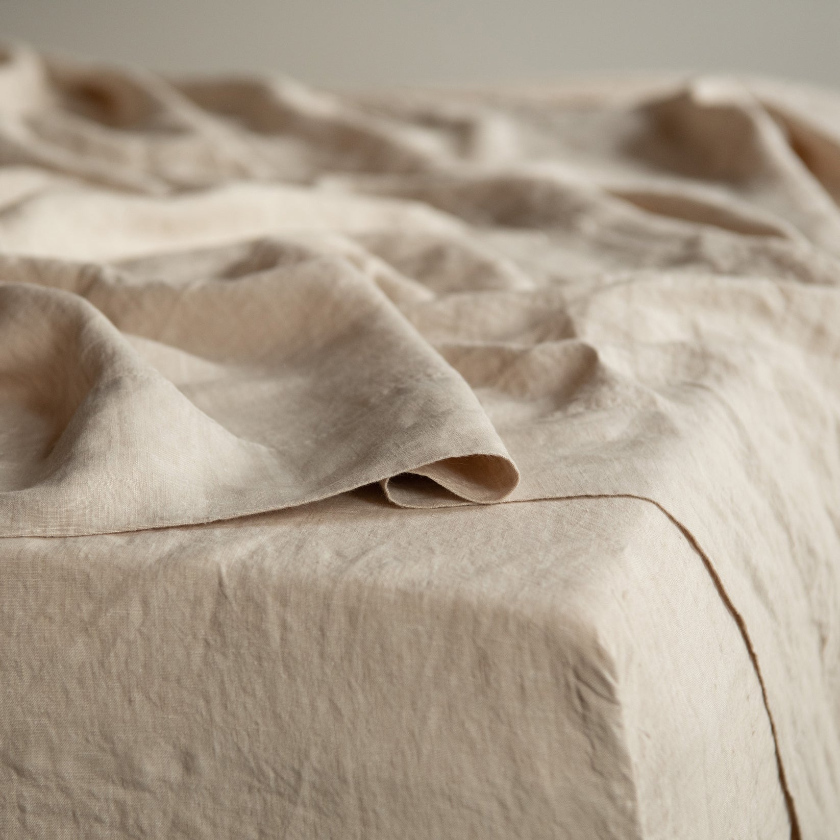 100% French Linen Sheet Set by BOKSER HOME