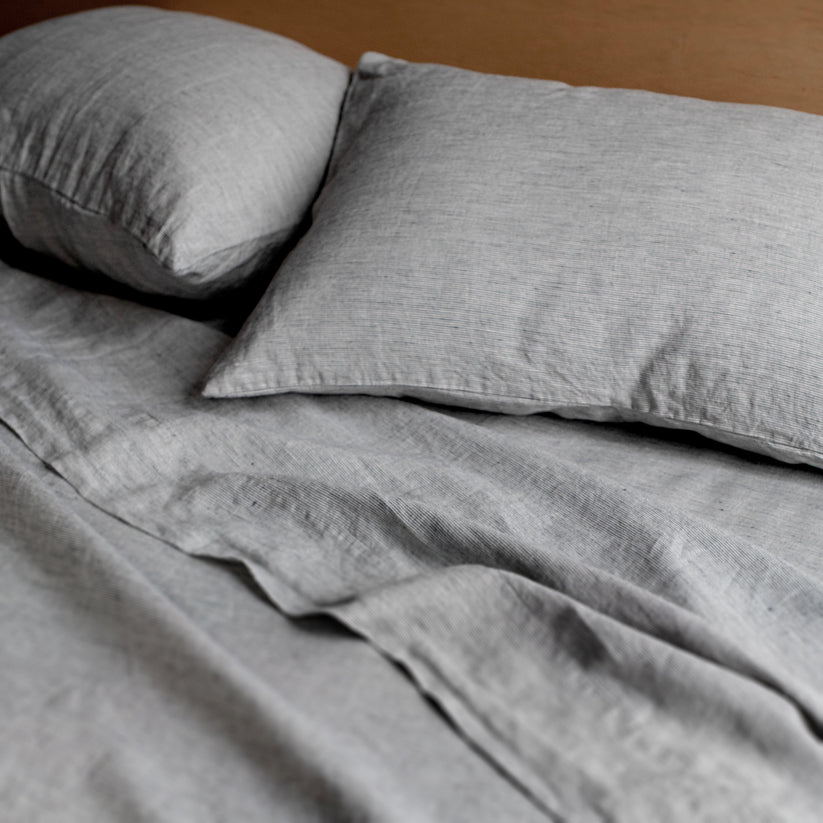 100% French Linen Sheet Set by BOKSER HOME